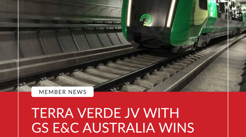 MEMBER NEWS: Terra Verde JV with GS E&C Australia Wins SRL East Package ...